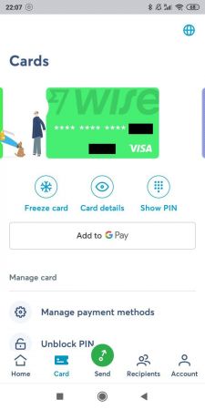 Wise (Multi-Currency Bank Account)